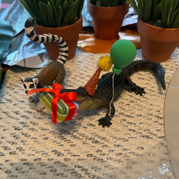 Alligator Cake Topper, Crocodile Cake Cake Topper, Birthday Party Cake ...