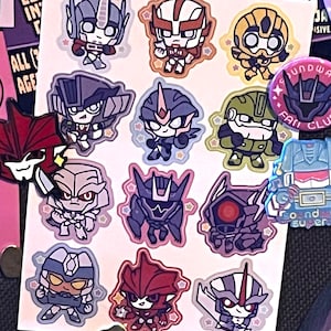 TF MTMTE TFA Starscream Sticker Sheets - Etsy
