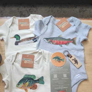 Toddler Trout Crewneck Sweatshirt Children's Fish Shirt Gender Neutral ...