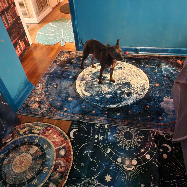 Moons Surface, Moons Crater, Moon Pattern Rug, Moon Rug, Space Rug, for ...