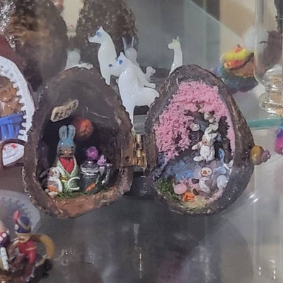 Miniature Dinosaurs Diorama in a Nutshell, Jurassic World Diorama, Tiny ...