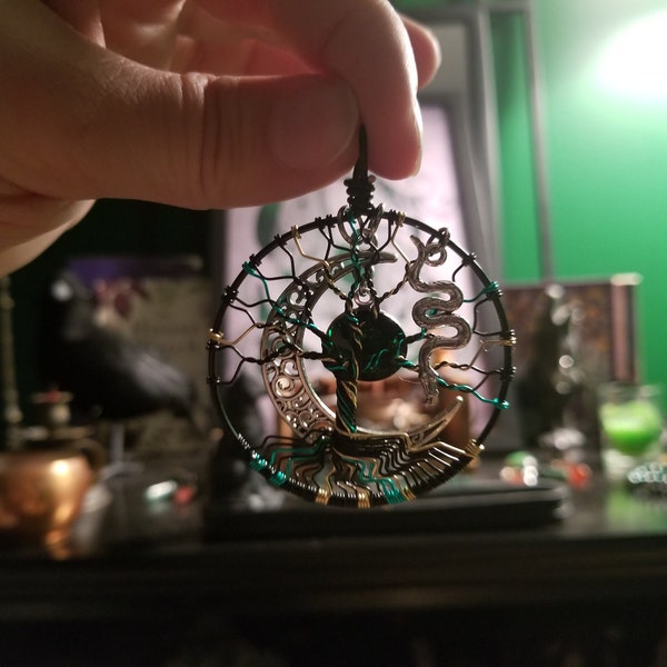 Loki Tree of Life Pendant - Etsy