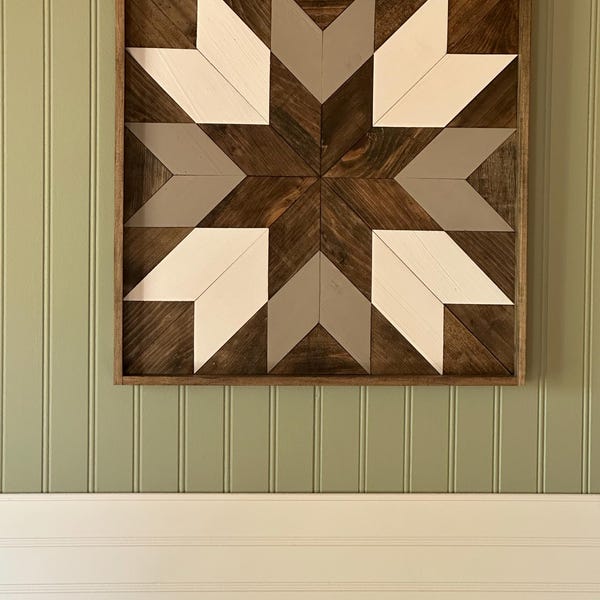 Reclaimed Wood Barn Quilt, Barn Quilt, Barn Quilts, Home Decor Barn ...