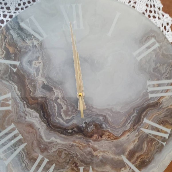 Glass Colorful Wall Clock Wall Art, Color Palette Tempered Glass Wall ...