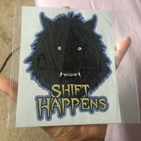 Shift Happens Werewolf Sticker - Etsy