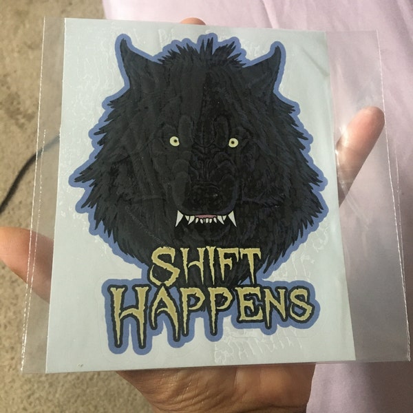 Shift Happens Werewolf Sticker - Etsy