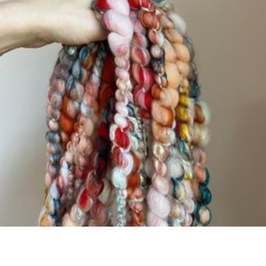 2 Yards Hand Spun Art Yarn for Weaving - Etsy