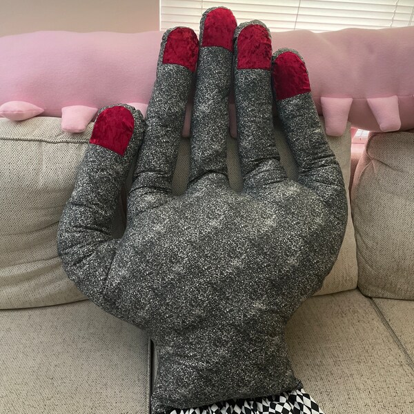 Hand Pillow Sewing Pattern PDF Throw Pillow PDF Pattern Digital ...