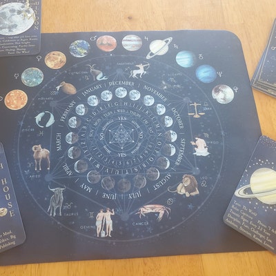 Celestial Fortune, Astrology Oracle Deck, Tarot Size Oracle Cards ...