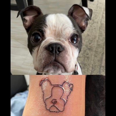 Digital Custom Pet Ear Drawing Great for Prints or Tattoos - Etsy