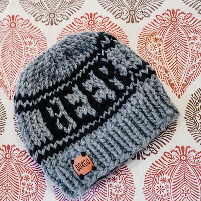 PATTERN: Beer Beanie Knit Brew Lover Toque Fair Isle - Etsy