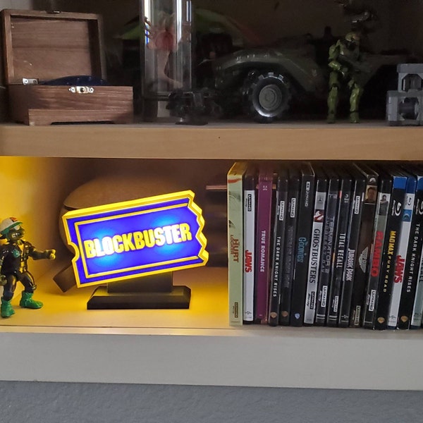 Blockbuster Lighted Sign - Etsy