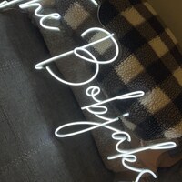 Custom Last Name Neon Sign Wedding for Reception, Led Lights Neon Sign ...