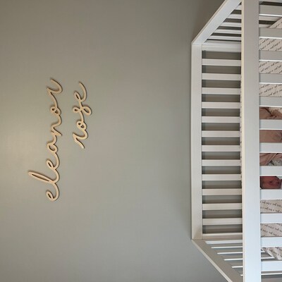 Custom Wood Name Sign for Nursery or Kids Room Decor, Personalized ...