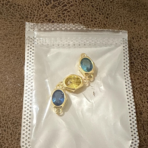 Micro Pave Cz Gold Spring Gate Ring, 18mm Push Gate Ring, Charm Holder ...