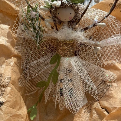 Enchanted Forest Christmas Treetopper Fairy - Etsy