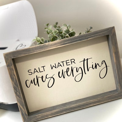 Salt Water Cures Everything SVG Vacation Shirt Svg - Etsy