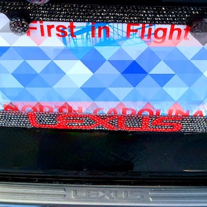 Lexus Crystal Sparkle Auto Bling Rhinestone License Plate | Etsy