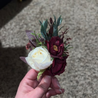 Floor Free Standing Arch Arrangement Aisle Flowers White Boho Pampas ...