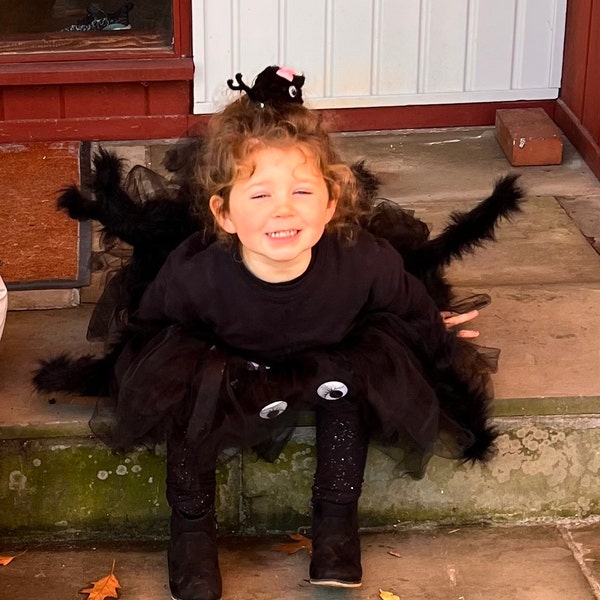Spider Tutu Skirt, Itsy Bitsy Spider Inspired Skirt, Spider Costume ...