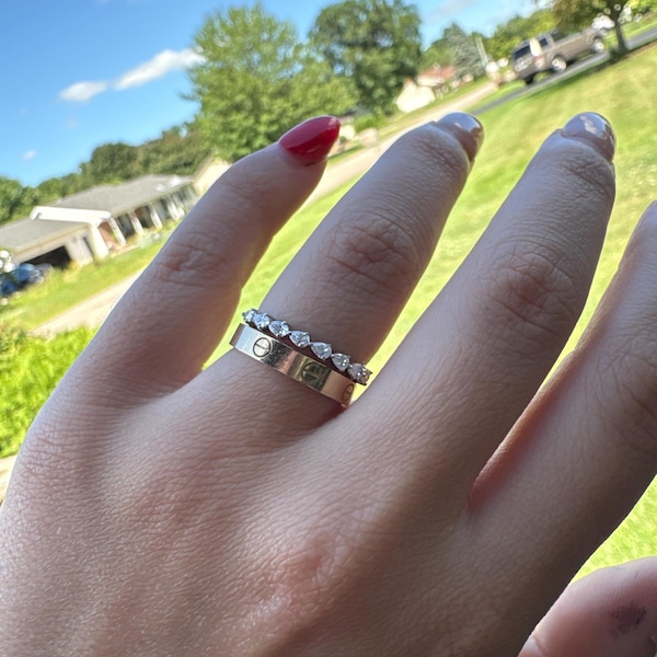 Fancy Toi Et Moi Ring, Bezel Set Two Stone Engagement Ring, Pear ...
