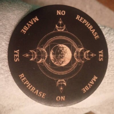 Triple Moon Pendulum Board Triple Moon Divination Board Altar ...