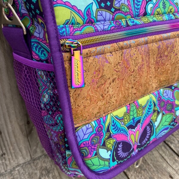 Size #5 Purple Zipper by the Yard With Rainbow Coil - 5 Yards & 15 ...