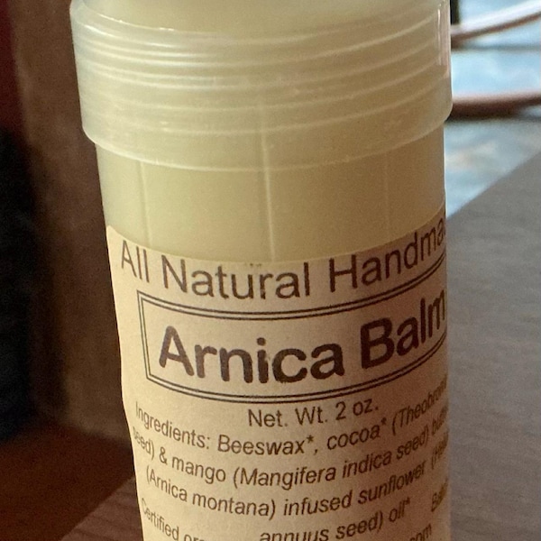 Arnica Balm Twist-up Stick-two Ounce, Arnica Infused Balm, Wildcrafted ...