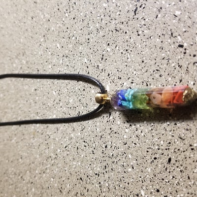 Orgone Pendant Necklace Silver Tree of Life Pentacle, Black Tourmaline ...