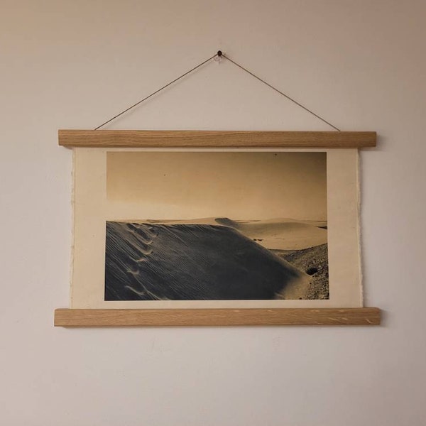 Wooden Picture Hanger Frame Wood Picture Frame Oak Poster Hanging Frame ...