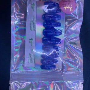 Golden Star Press on Nails - Etsy