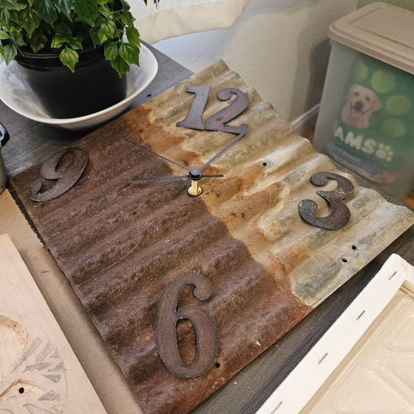 3" Tin Numbers / 3" Metal Numbers / Rusty Tin Numbers / Vintage Tin ...