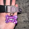 Custom Resin Pet ID Tags With Letter Beads Personalized Key - Etsy
