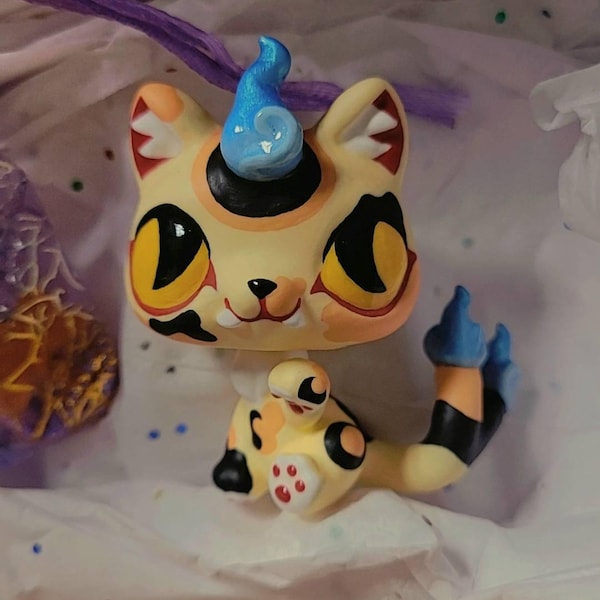 Anthro Littlest Pet Shop (LPS) Custom: Moon Goddess Calisto (sculpture ...
