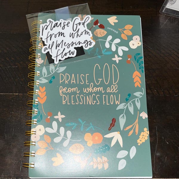 Spiral Notebooks | Soft Cover Journal | Faith Notebook | Praise God ...