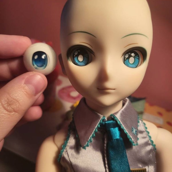 Acrylic Eyes | Type OF | Made to Order BJD & DD Doll Eyes Size 12mm ...
