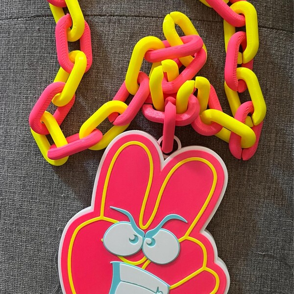 Custom 3D Printed Turnover Oversized Sports Chains MVP Player of the ...