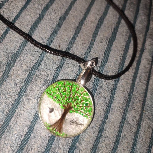 Personalizable Tree of Life With Locks of Hair or Fur, Pendant ...