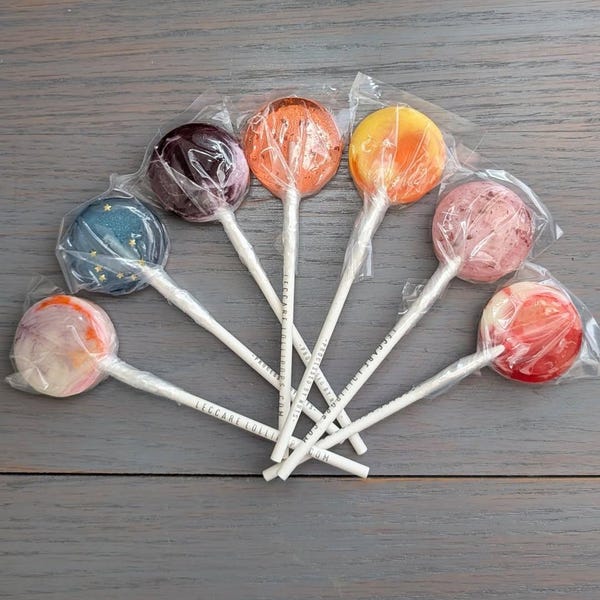 Blueberry Vanilla Bean Lollipops | Baby Shower | Kids Birthday | Favors ...
