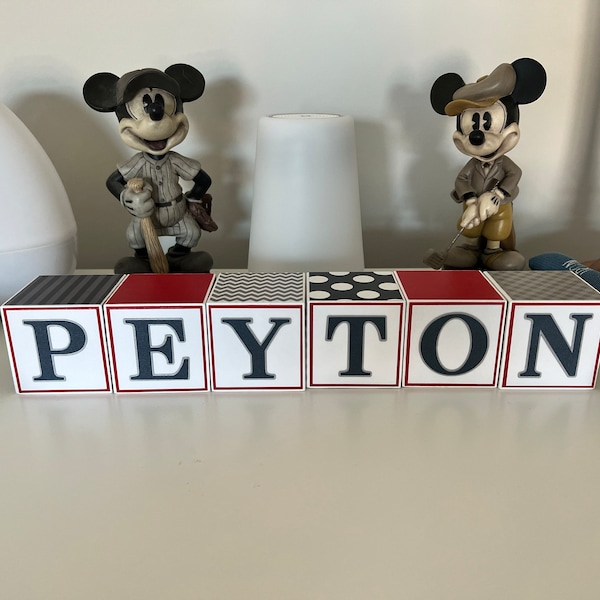 Custom Baby Name Blocks Baby Gift Baby Shower Newborn Nursery ...