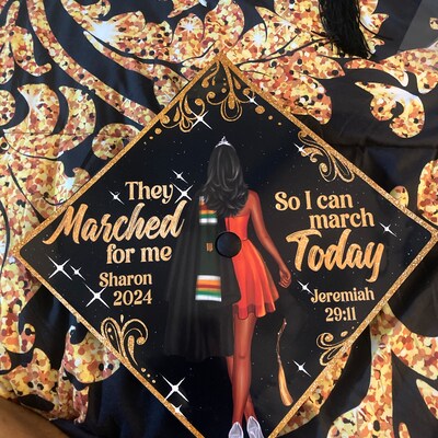 Custom God Bible Verse Graduation Cap Topper, Personalized Christian ...