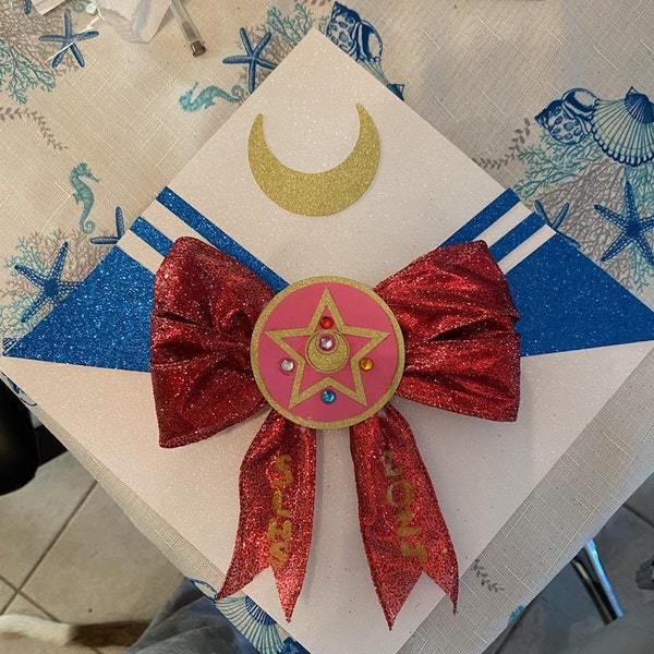 Sailor Moon Graduation Cap Tutorial - Etsy