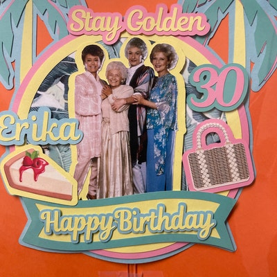 Golden Girls Cake Topper - Etsy