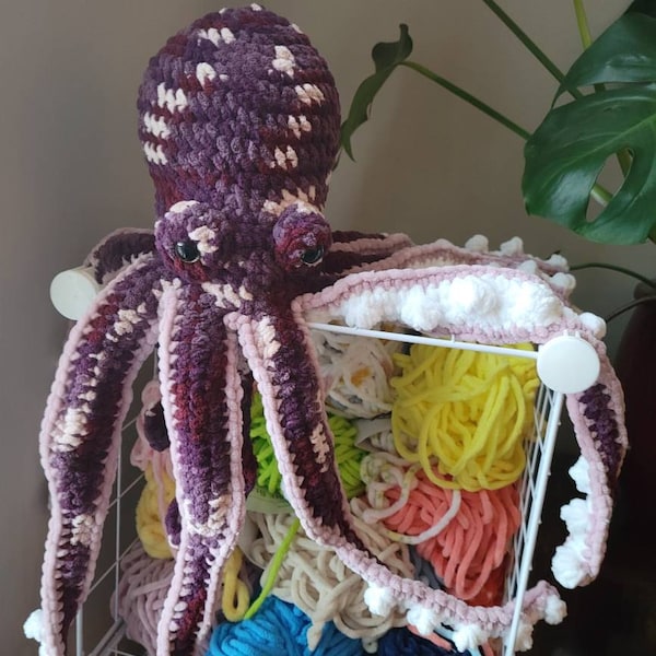 Octo Mama and Baby Crochet Pattern Pdf Amigurumi Octopus Under the Sea ...