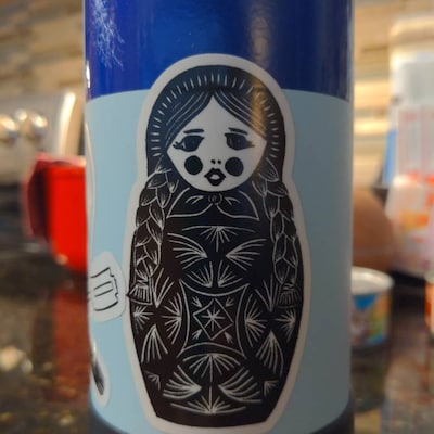 Matryoshka Doll Sticker Die Cut Stickers Original - Etsy