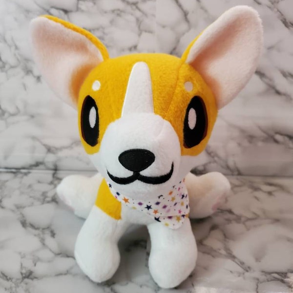 Sitting Puppy Plush Sewing Pattern .pdf Tutorial Corgi Husky Pug Shiba ...