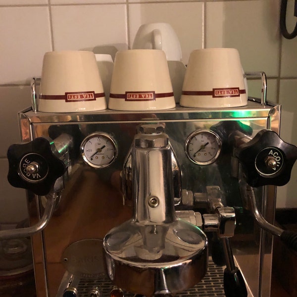 Quirky Two Cup Aluminium Stovetop Espresso Maker, Irmel, Nova Express ...