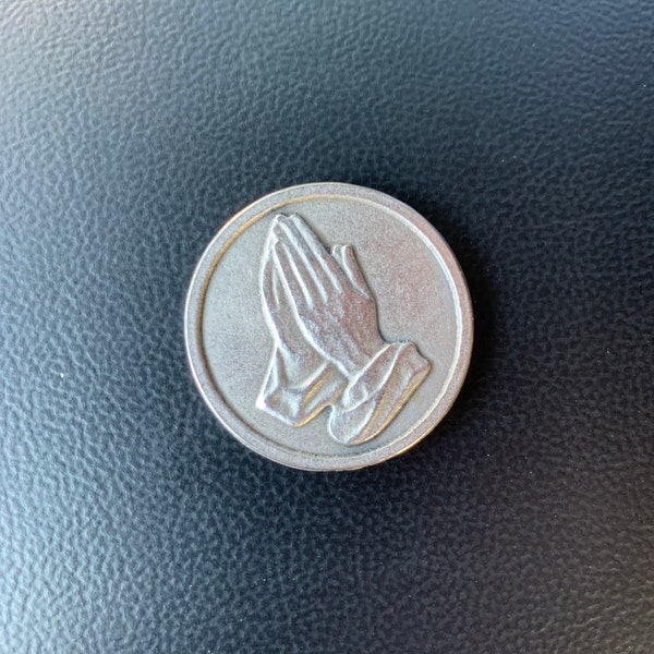 Faith Praying Hands Pocket Token - Etsy