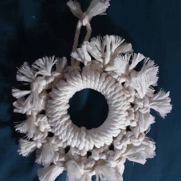 Digital Download Macrame Snowflake Tutorial , Christmas Decoration ...