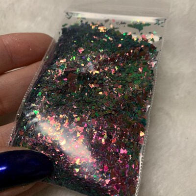 GRASS TUFT Grass Shape Glitter Cute Fun Loose Glitter for Nail Art Hair ...